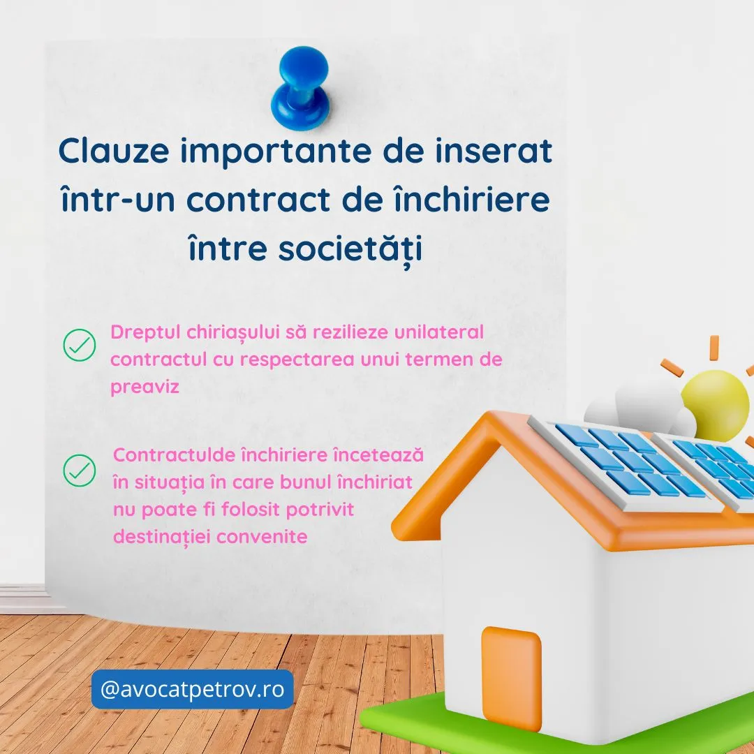 Clauze de inserat în contractul de închiriere între societăți | Avocat ...