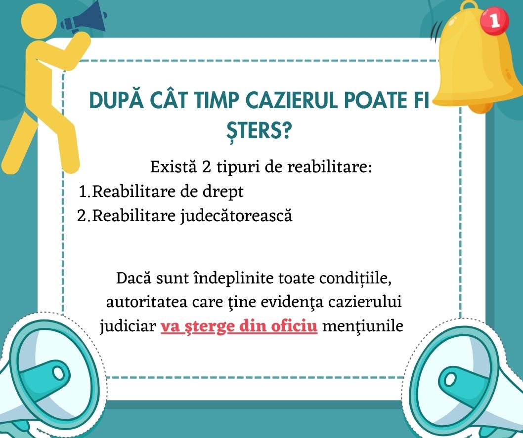 După cât timp cazierul poate fi șters sau devine curat? Reabilitare ...